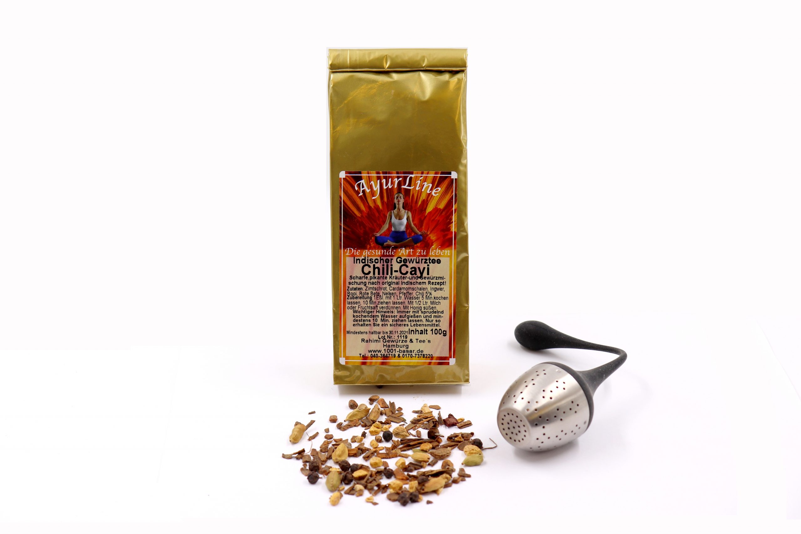 Indischer Gewürztee - Chili-Cayi - online im 1001-Basar bestellen